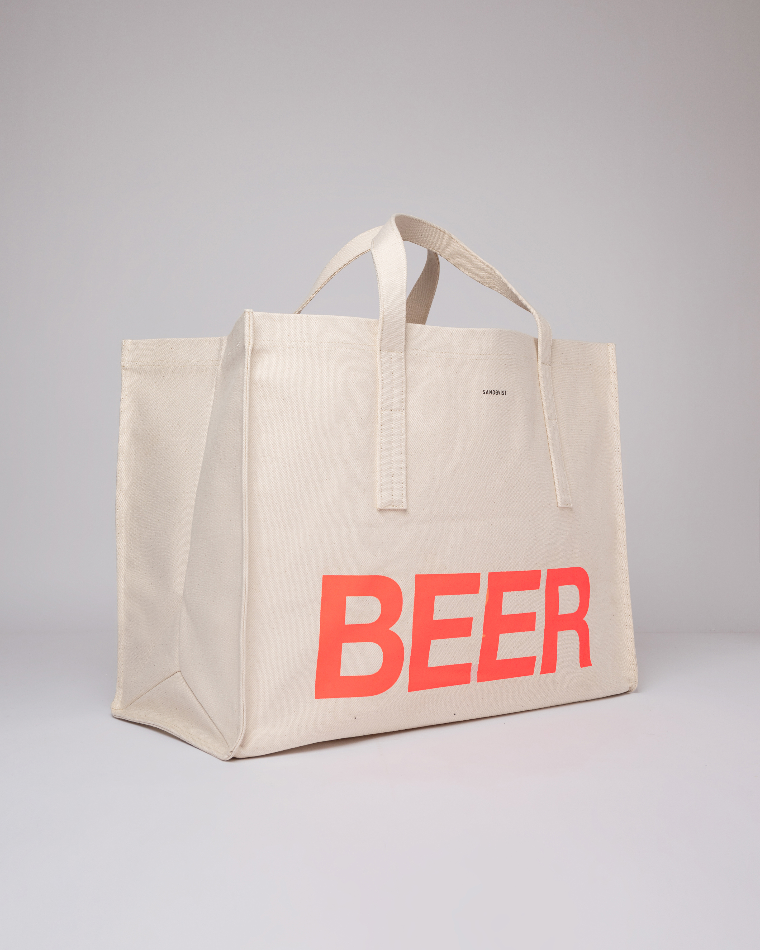 All Purpose Bag L x Omnipollo - Tote bag - Greige | Sandqvist